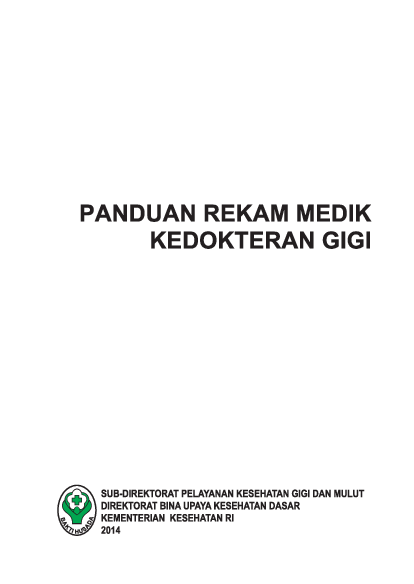 (PDF) Buku Rekam Medik KG 20141