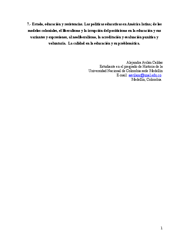 (DOC) LA ENCOMIENDA PARA EL ENCOMENDERO Y LO ENCOMENDADO POR CONCESION ...