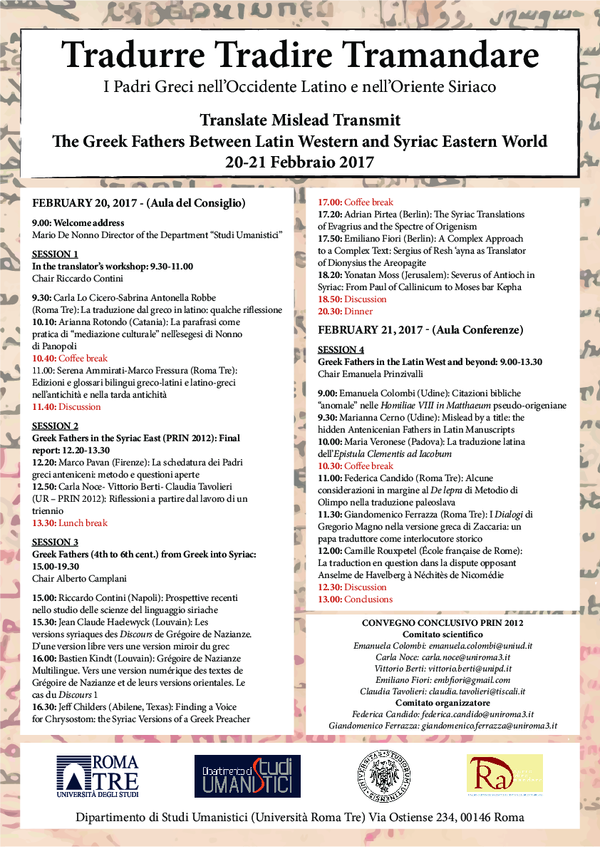 (PDF) Tradurre Tradire Tramandare