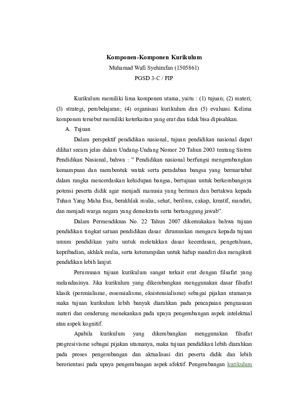 (DOC) Komponen Kurikulum.docx