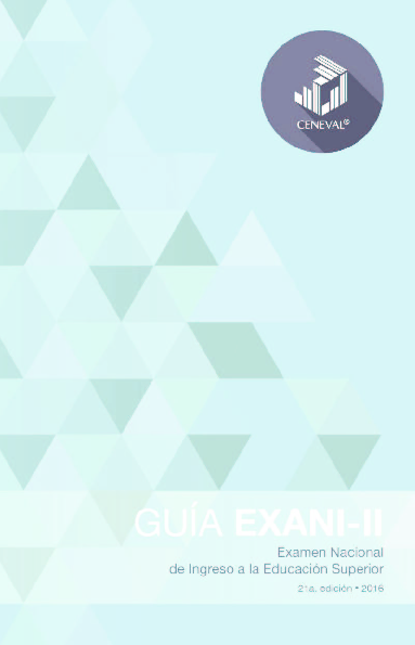 (PDF) Guia EXANI-II CENEVAL