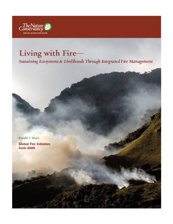 (PDF) Living with Fire— Sustaining Ecosystems & Livelihoods Through ...