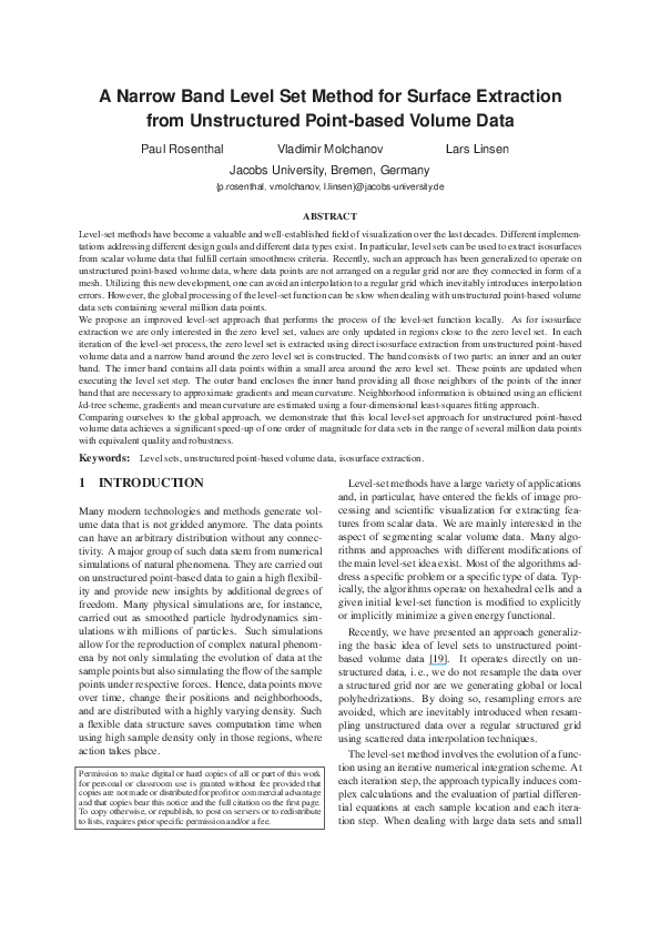 (PDF) A narrow band level set method for surface extraction from unstructured point-based volume ...