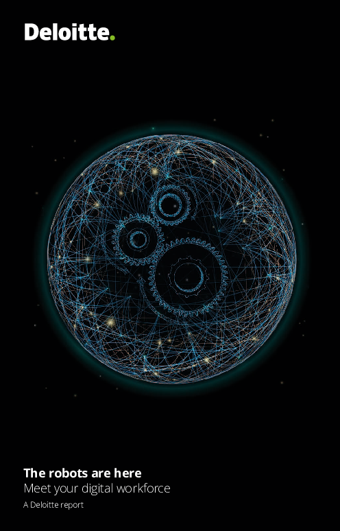 (PDF) The robots are here Meet your digital workforce A Deloitte report