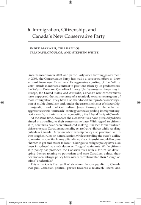 (PDF) The Foundations Limits and Consequences of Immigration ...