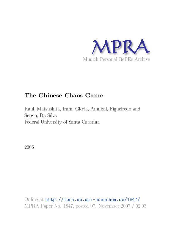 (PDF) The Chinese chaos game