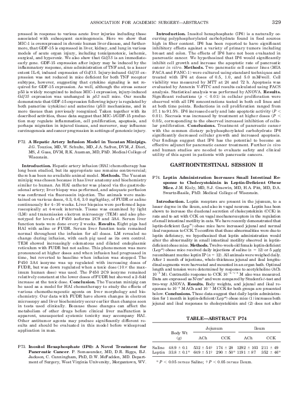 (PDF) Inositol hexaphosphate (IP6): A novel treatment for pancreatic cancer