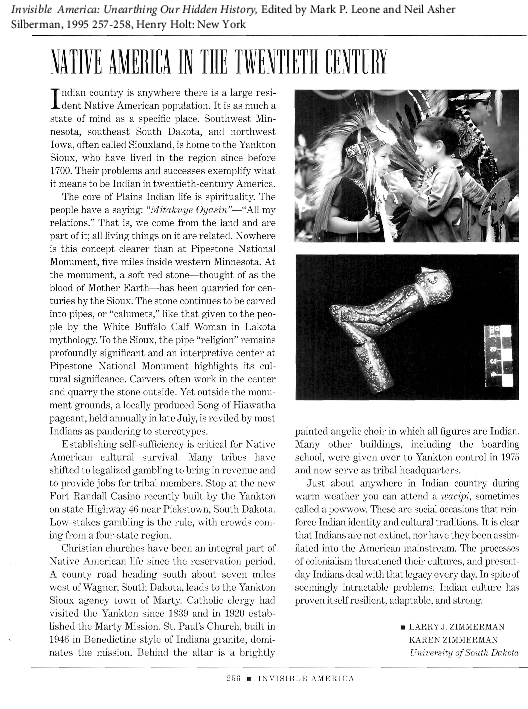 (PDF) Native Americans in the 20th Century