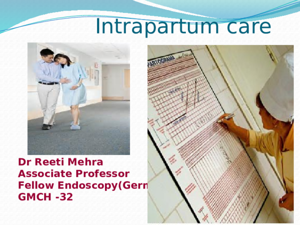 (PPT) Intrapartum Care