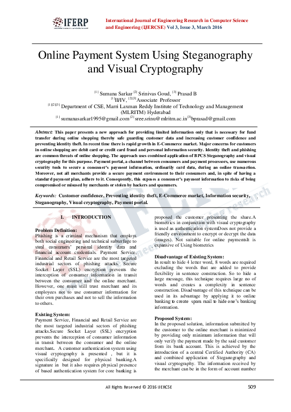 (PDF) Online Payment System Using Steganography.pdf