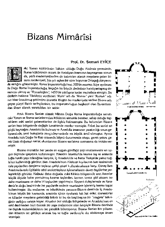 (PDF) Bizans Mimârîsi