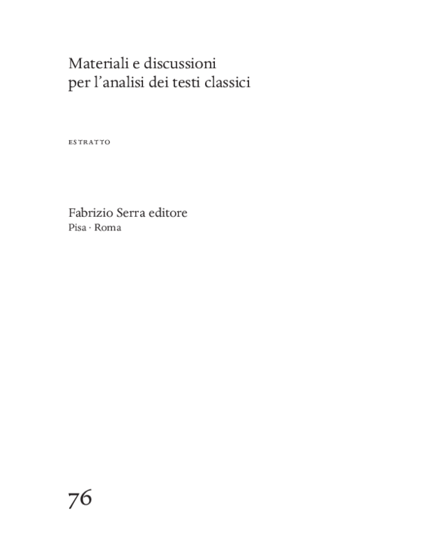 (PDF) Alcman’s Semi-Choruses – in the Text…and Beyond It