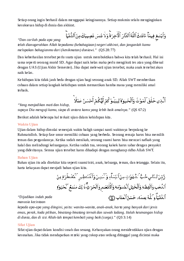 (DOC) Kultum | UWAIS ALQORNI - Academia.edu