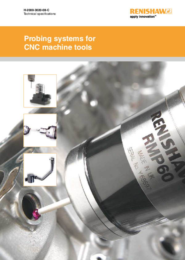 (PDF) Probing systems for CNC machine tools