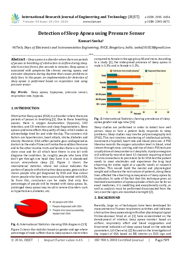 (PDF) IRJET-Detection of Sleep Apnea using Pressure Sensor