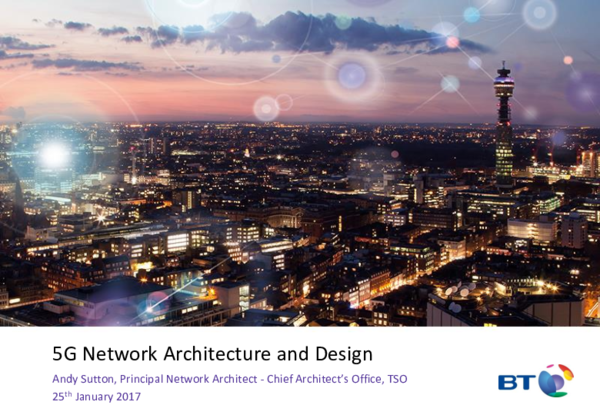(PDF) 5G Network Architecture and Design