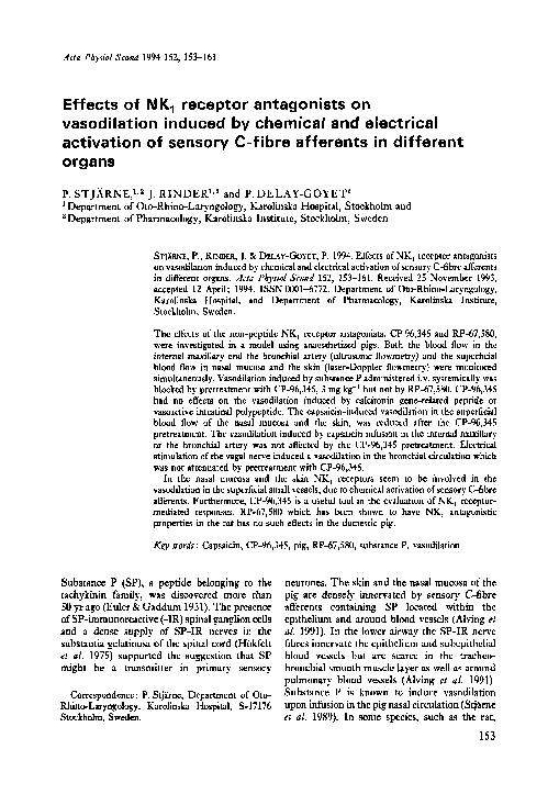 (PDF) Effects of NIC, receptor antagonists on vasodilation induced by ...