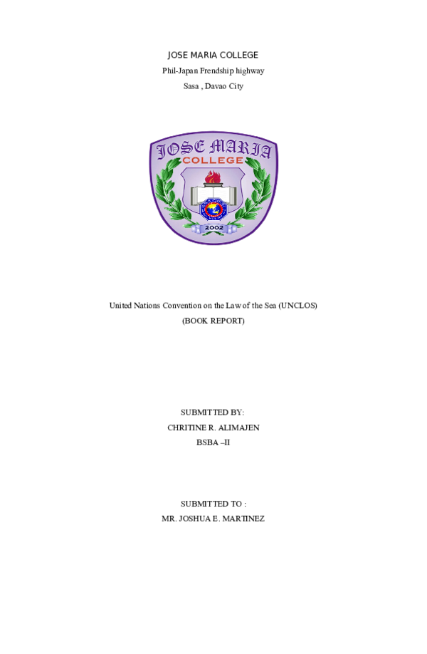(DOC) JOSE MARIA COLLEGE