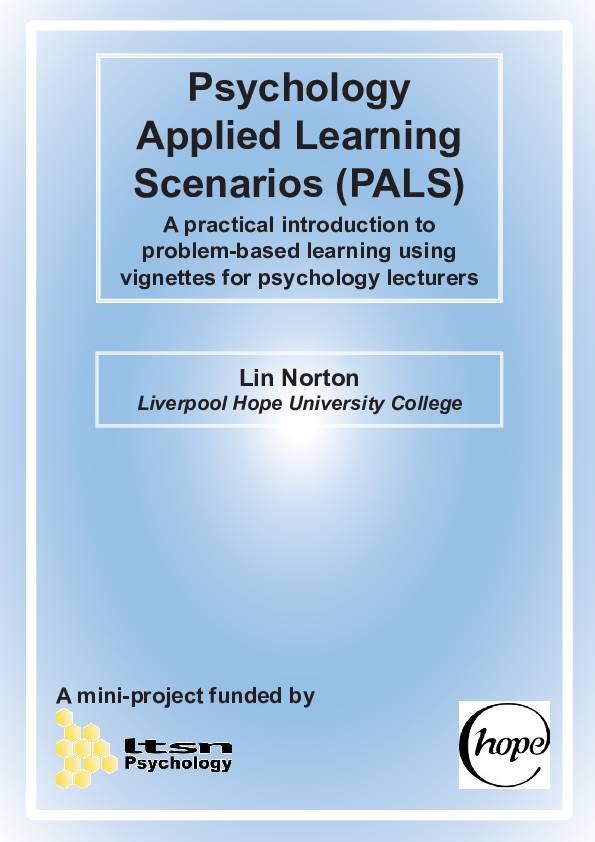 (PDF) Psychology Applied Learning Scenarios (PALS) A practical ...