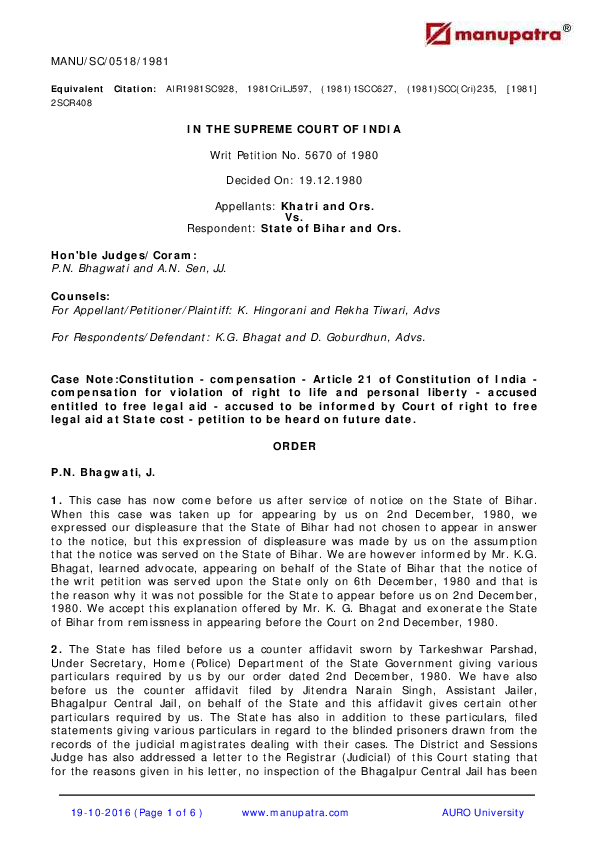 (PDF) IN THE SUPREME COURT OF INDIA