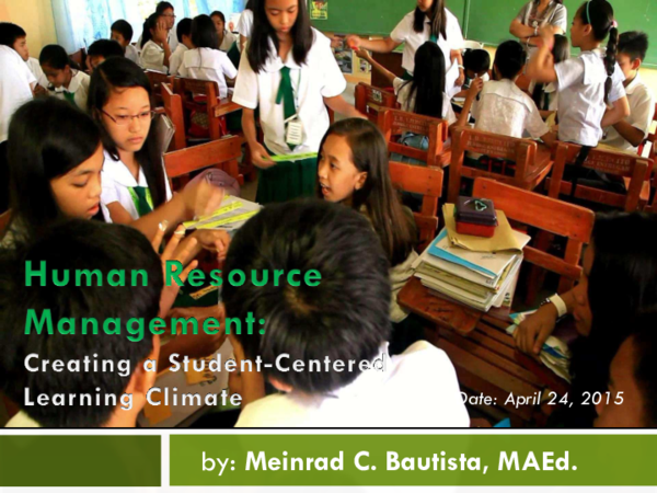 (PDF) Creating a Student Centered Learning Climate