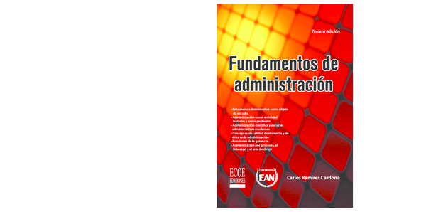 (PDF) Carlos Ramírez Cardona -María del Pilar Ramírez Fundamentos de administración Cuarta ...