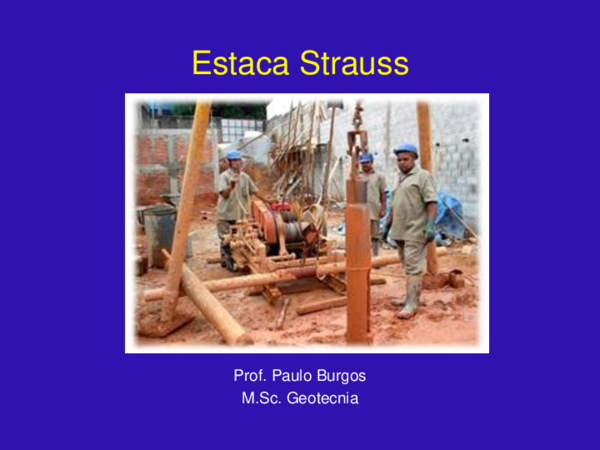 (PDF) Estaca Strauss