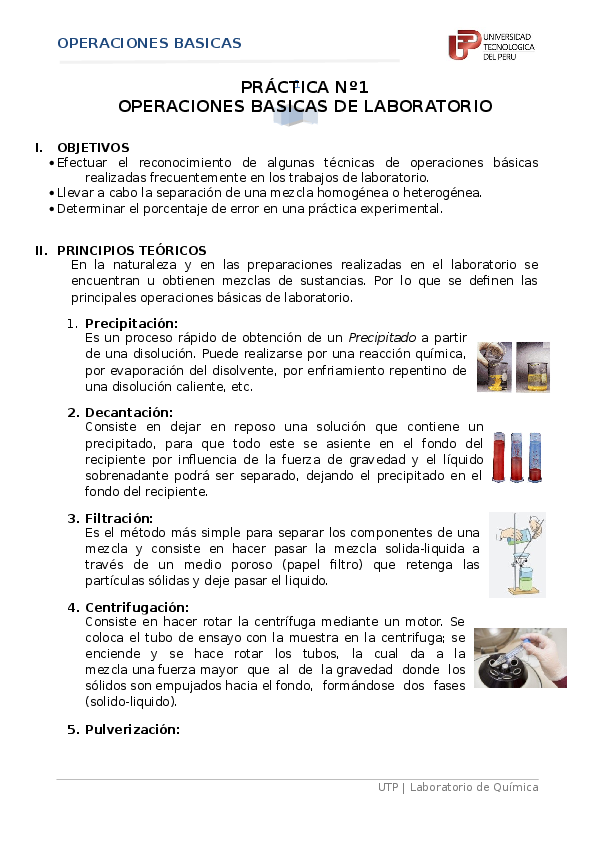 (DOC) PRÁCTICA Nº1 OPERACIONES BASICAS DE LABORATORIO