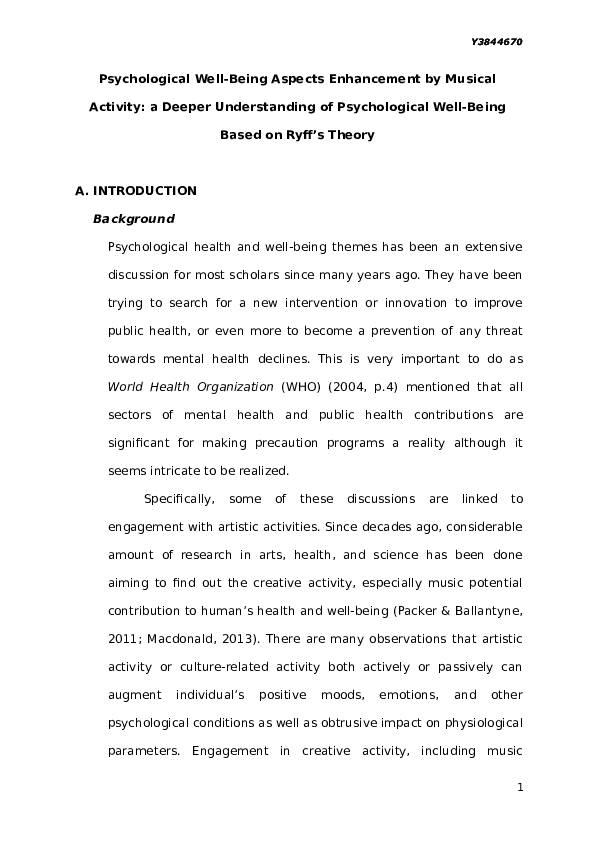 (DOC) Psychological Well-Being Aspects Enhancement by Musical Activity ...