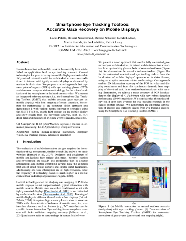 (PDF) Smartphone eye tracking toolbox | Lucas Paletta - Academia.edu