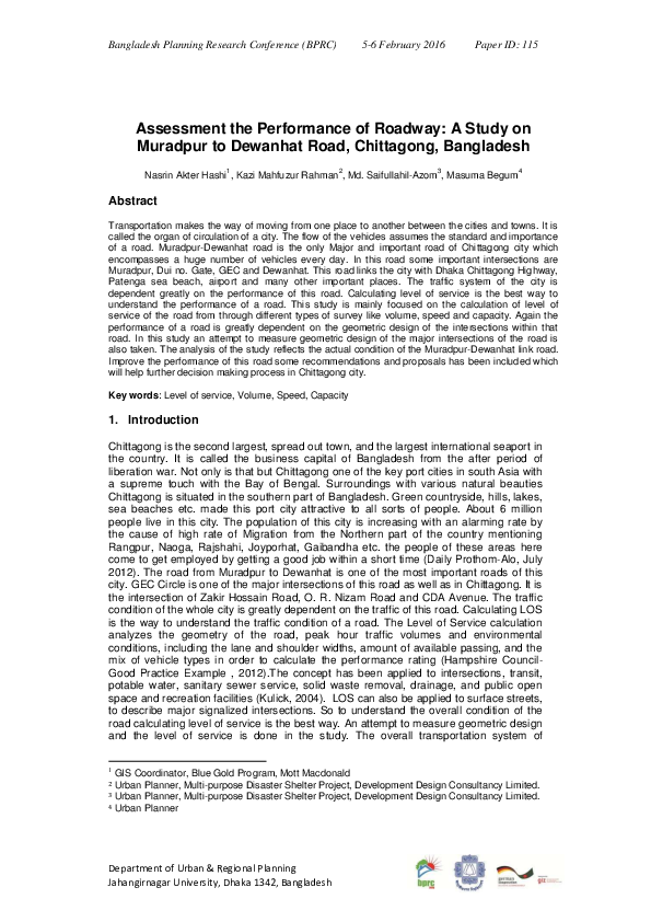 (PDF) Roadway Performance Assessment.pdf