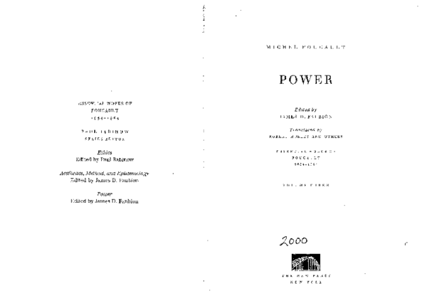 (PDF) ESSENTIAL WORKS OF FOUCAULT PAUL RABINOW POWER