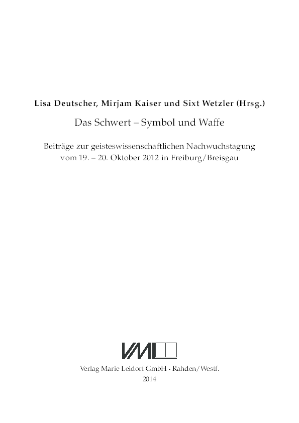 (PDF) Peter Emberger, Das Schwert im Bürgerkrieg zwischen Caesar und ...