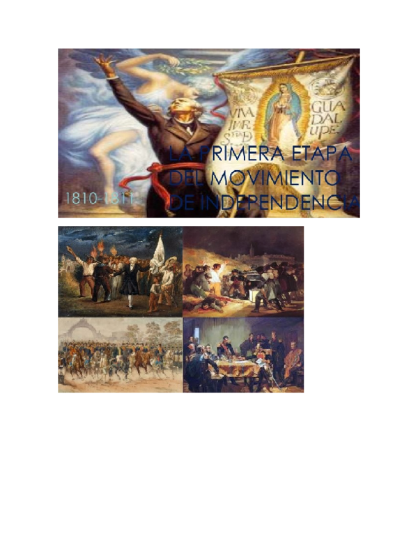 (DOC) Etapas de la Independencia