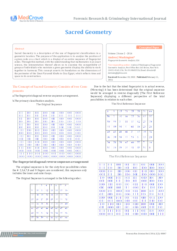 (PDF) Sacred Geometry