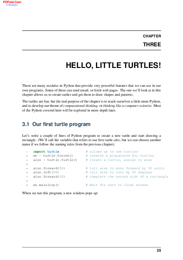 (PDF) HELLO, LITTLE TURTLES
