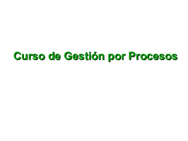 (PPT) Curso procesos