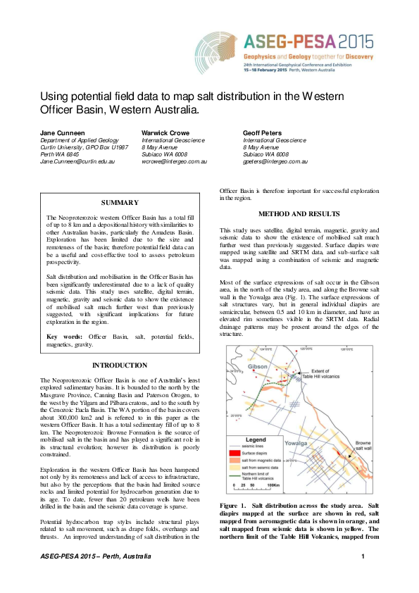 (PDF) Using potential field data to map salt distribution in the ...