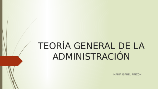 (PPT) TEORIA GENERAL DE LA ADMINISTRACION