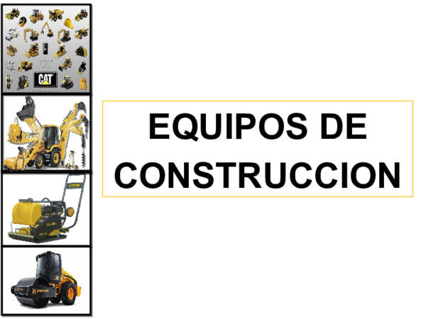 (PPT) Presentacion equipos de construccion