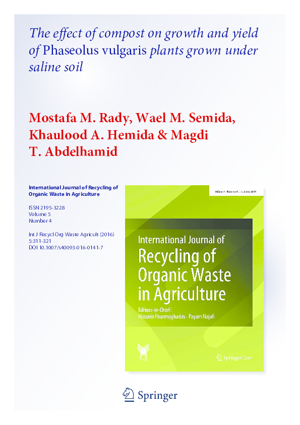 (PDF) International Journal of Recycling of Organic Waste in ...