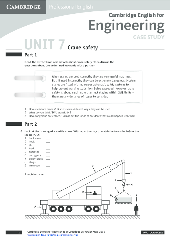 (PDF) C English F Engineering U07 Case study