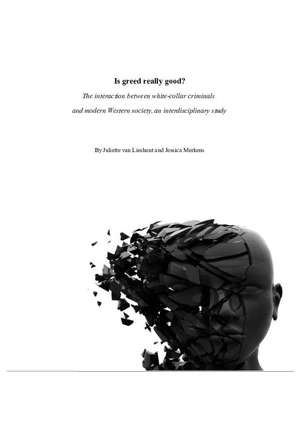 (DOC) Is greed really good