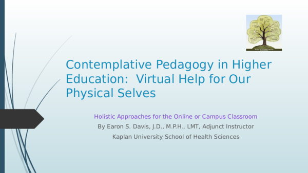 (PPT) Contemplative Pedagogy in Higher Education
