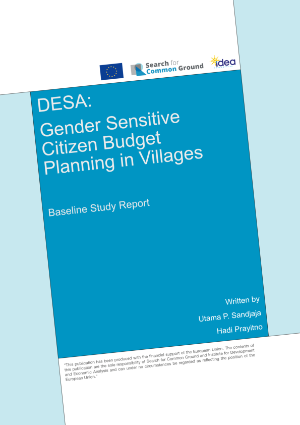 (PDF) DESA: Gender Sensitive Citizen Budget Planning in Villages