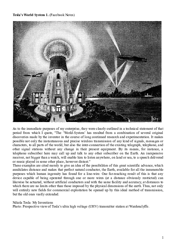 (DOC) Tesla's World System (.doc)