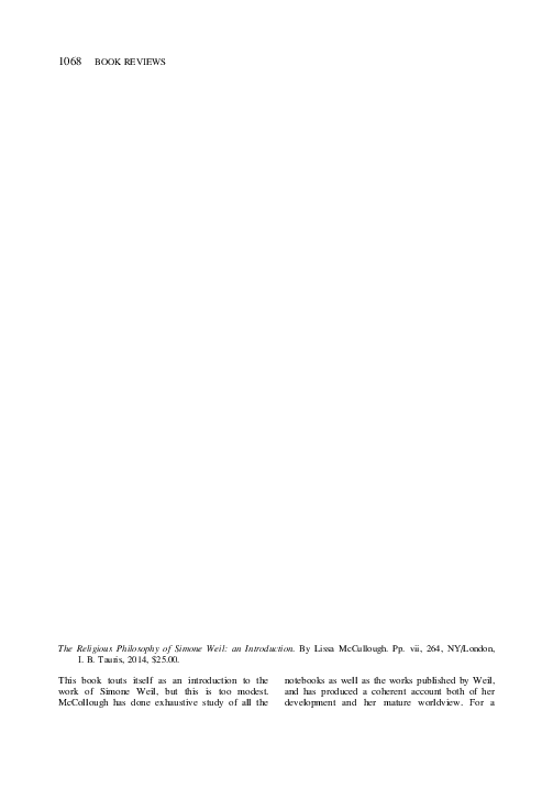 (PDF) Heythrop Journal: Review by Patrick Madigan