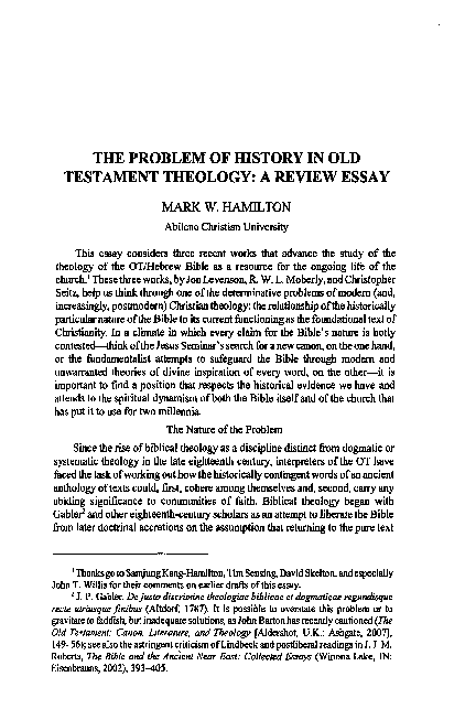 (PDF) Problem of History