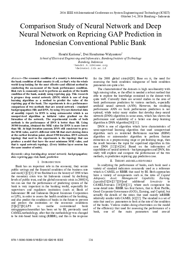 (PDF) Comparison Study of Neural Network and Deep Neural Network on ...