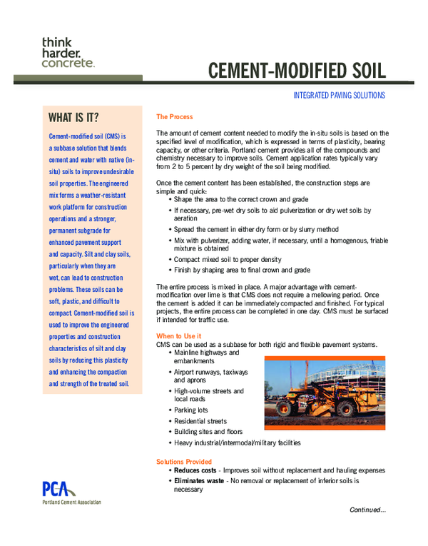 (PDF) CEMENT-MODIFIED SOIL